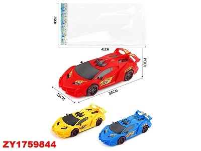 Inertia sports car (labeling) (3-color mixed)