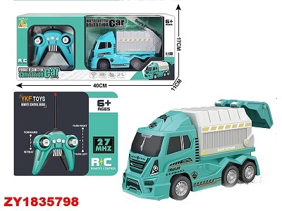 Remote control simulation sanitation transfer vehicle (4 types of ...
