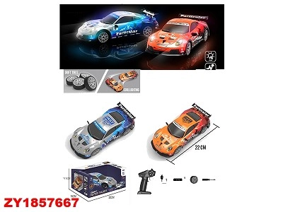 2.4G Porsche Remote Control 4WD Drift Light Racing Single Remote ...